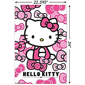 Trends International Hello Kitty Bows Wall Poster 22.375" X 34"