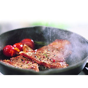 Lodge Seasoned Cast Iron Cookware Set. 2 Piece Skillet Set. (10.25 inches and 6.5 inches)