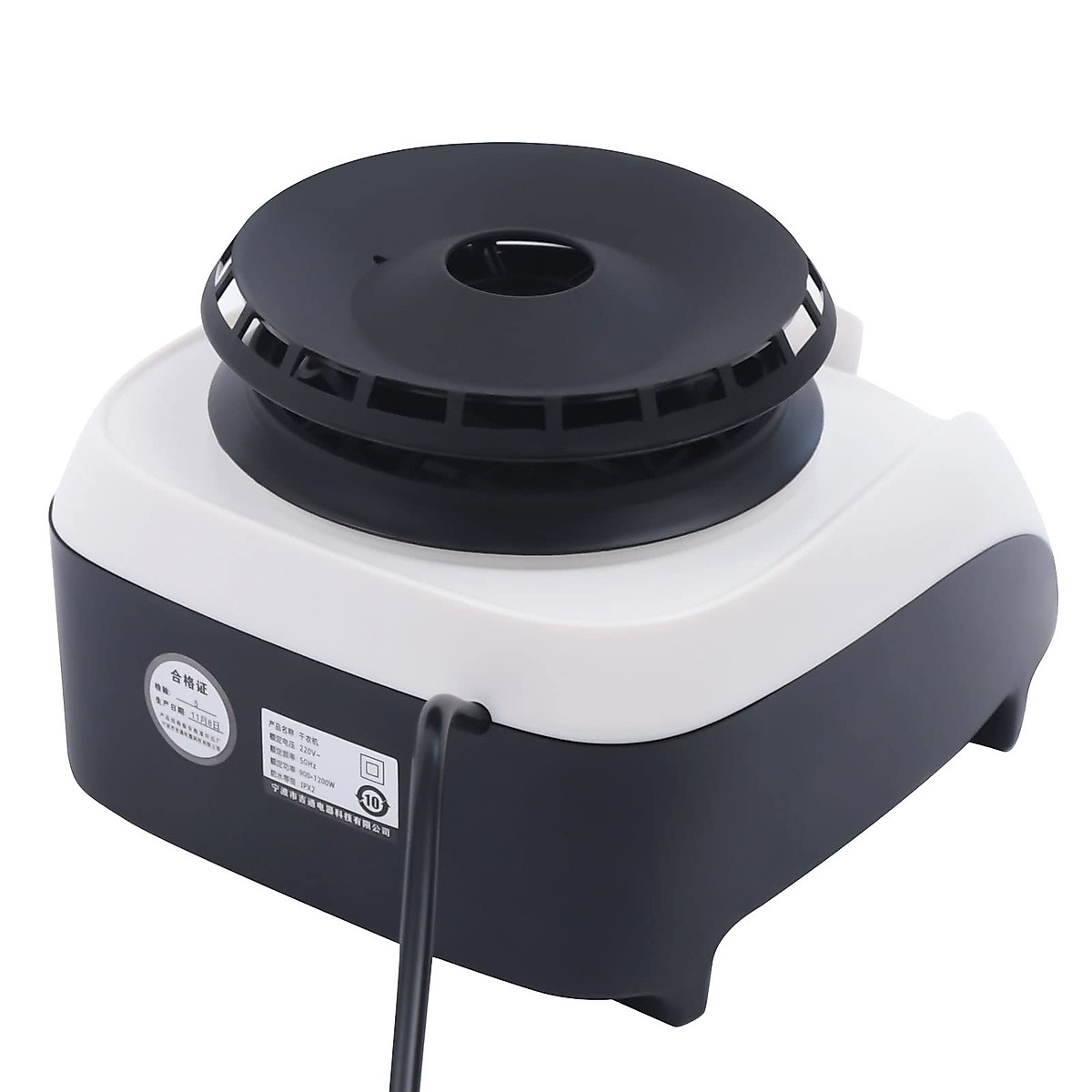 YIYIBYUS 1200W Portable Clothes Dryer,Mini Portable Electric Laundry Dryer Clothes Dryer Super Quiet Warmer Clothing Shoes Dryers for Apartment Home Mini Clothes