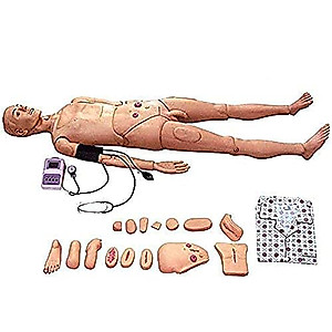 TAKESH Demonstration Human Manikin with Arm Blood Pressure Measurement Education Teaching Model Training CPR Simulator for Nursing Medical Training Life Size