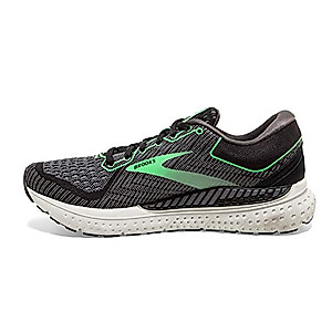 Brooks Womens Transcend 7 Running Shoe - Black/Ebony/Green - B - 6