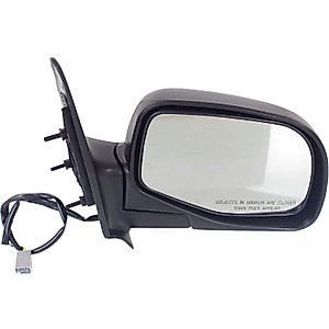 Kool Vue Right Power Door Mirror Compatible With Ford Ranger 1993-2005 Textured Extended Cab, Fleetside/Styleside