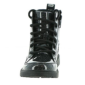 UGG K Robley Glitter Boot, Black, Size 6