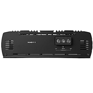 NVX XAD13 2000W RMS 1-OHM Stable Full Bridge Class D High Power Competition Monoblock Car Audio MOSFET Amplifier with Remote Subwoofer Level Control