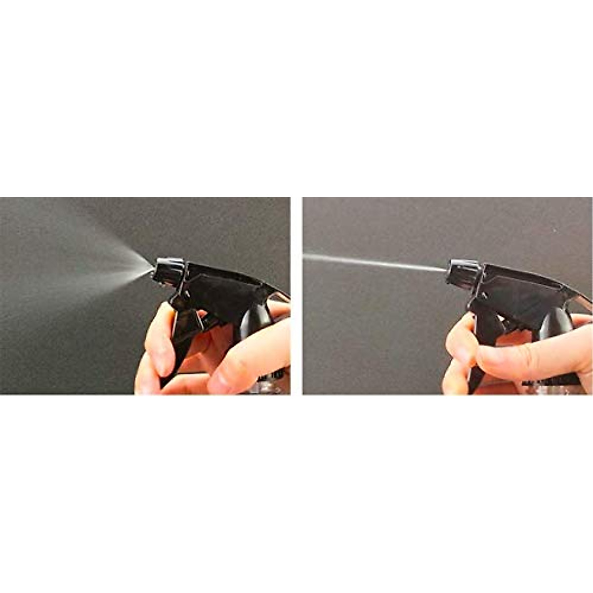 KJS 10 Pieces Trigger Pump Multi-Purpose Mist Stream Sprayer Nozzles Standard Fit 28/400 Black or White (White)