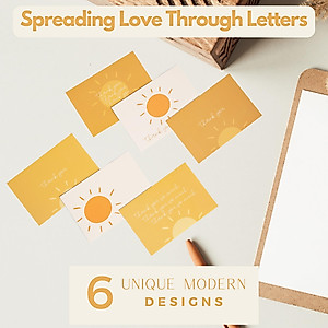 Baby Shower Thank You Cards with Envelopes 4x6 Here Comes the Son Boho Thank You Cards 30 Pack | First Trip Around the Sun Note Cards – You Are My Sunshine Thank You Cards Ray of Sunshine Baby Shower