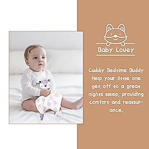 iAOVUEBY Baby Shower Gifts, Baby Gifts for Girls Boys, Unique Baby Gifts Basket Essentials Stuffs - Baby Lovey Blanket Newborn Bibs Socks Wooden Rattle & Greeting Card, Newborn Baby Gift Set