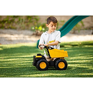 CAT Construction Toys CAT Construction 20" Mighty Steel Dump Truck - Sturdy Steel & Plastic Construction - Real Working Dump Bin - Ideal Gift for 3+ Yr Olds - Lifetime Warranty Included