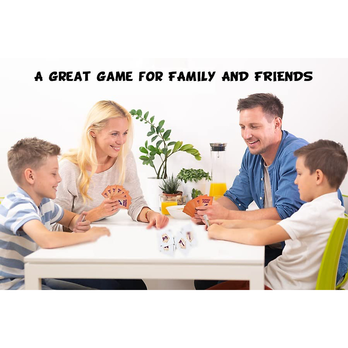 Tapped Four Expansion Card Game - Party Game, Up to 11 Players - Friends, Family, Fun, Luck, Laughter and Nonstop Entertainment