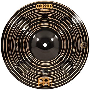 Meinl Cymbals Classics Custom Dark 12" Trash Stack Cymbal for Drum Set, Pair — Made in Germany — B12 Bronze, 2-Year Warranty (CC-12DASTK)