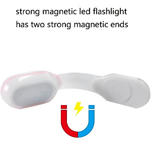 Nurse Nightshift Hands Free Lightweight Emergency Flashlight Hands Free LED Flashlights Clip-on Flashlight Suitable for Walking Running Pets Outdoor Activities