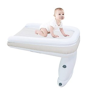 GEMGO Inflatable Airplane Bed for Toddler Travel Baby Travel Airplane Bed | Inflatable Toddler Travel Bed | Infant Airplane Bed | Fits Most Airplane Economy Seats for Convenient Toddler Travel