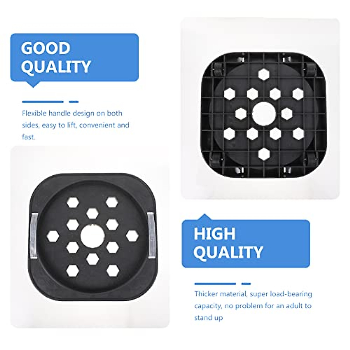 Luxshiny Shelving Brackets Propane Tank Propane Tank Base Gas Round Tank Tray, Cylinder Stabilizing Base With Wheels And Handles Propane Tank Mount Propane Tank Gauge