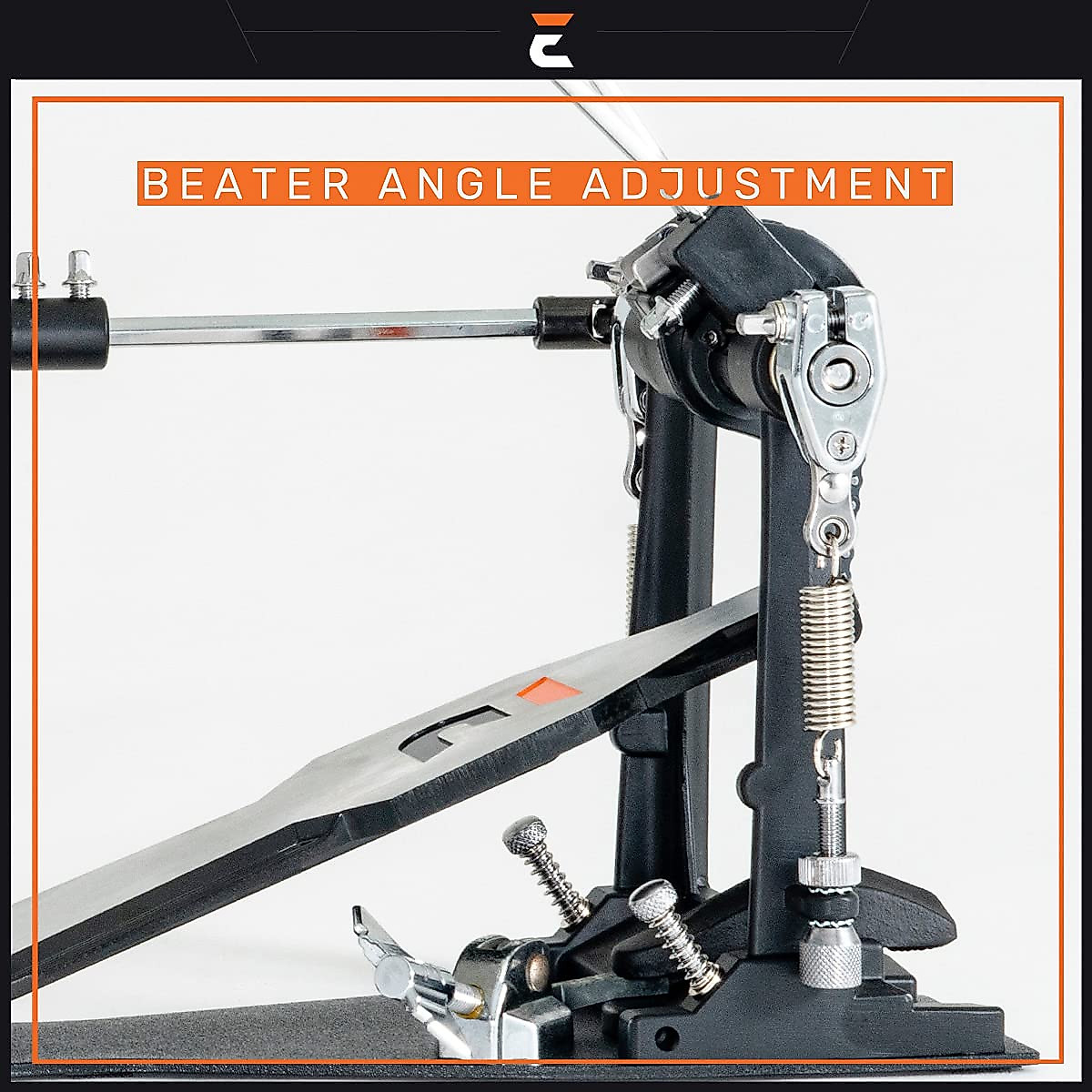 Premium Double Bass Drum Pedal, Edge Hardware Design (EHWD) PE1D