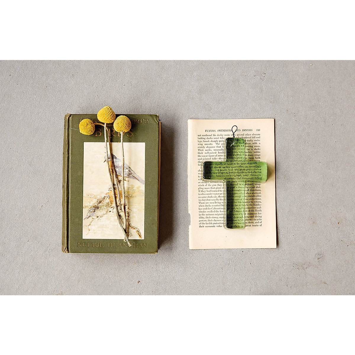 Creative Co-Op Recycled Glass Hanging Cross