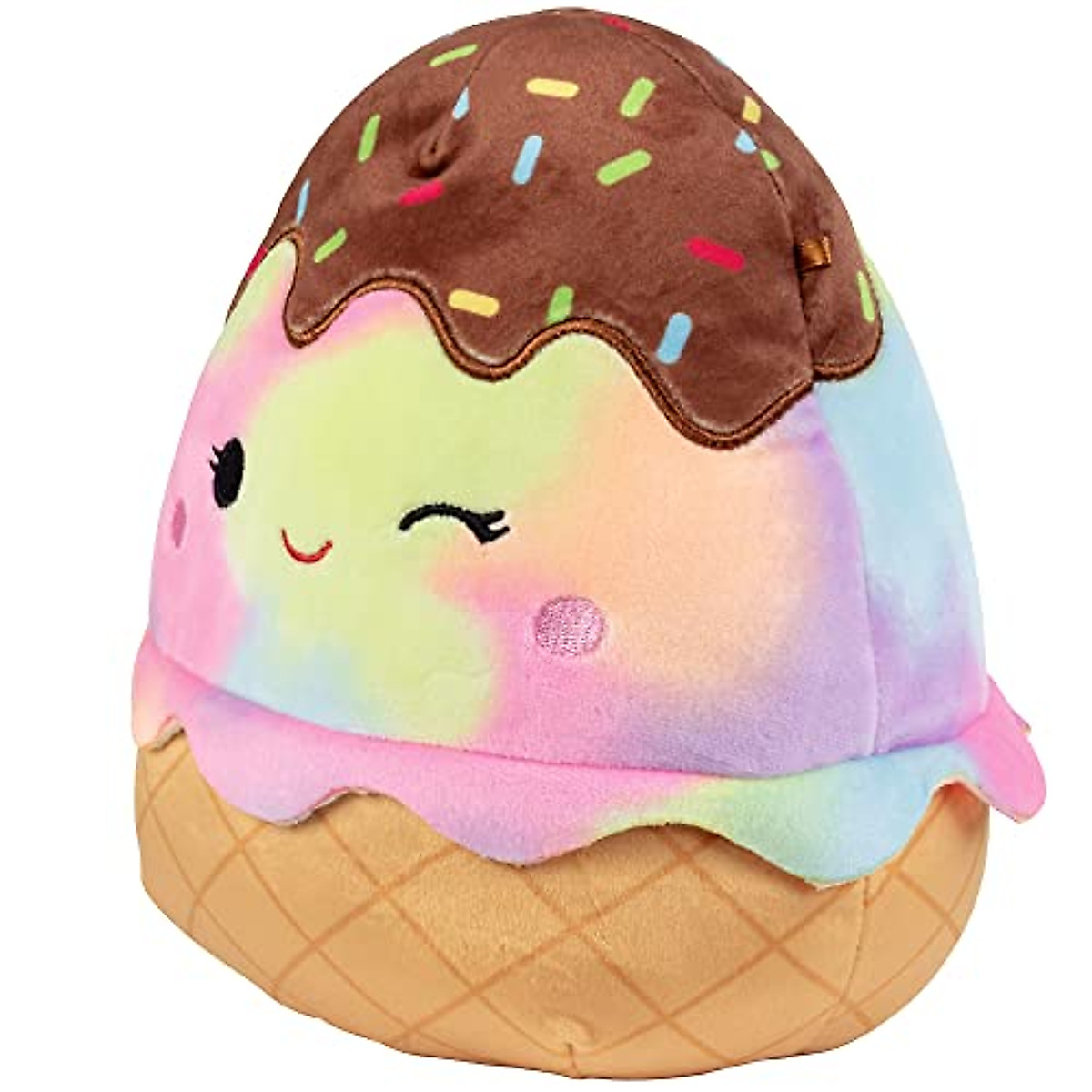 Squishmallows 8" Glady The Rainbow Ice Cream - Officially Licensed Kellytoy Plush - Collectible Soft & Squishy Stuffed Animal Toy - Add Glady to Your Squad - Gift for Kids, Girls & Boys - 8 Inch