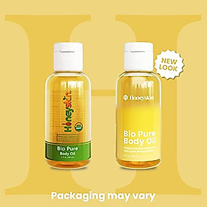 Bio Pure Skincare Oil - Moisturizer for Dry Skin - Pregnancy Stretch Mark Prevention - Oil for Scars - Stretch Mark Treatment with Sweet Almond for skin (4oz)