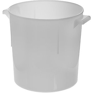 Carlisle FoodService Products 060002 BPA-Free Bains Marie Round Storage Container, 6 Quart, White