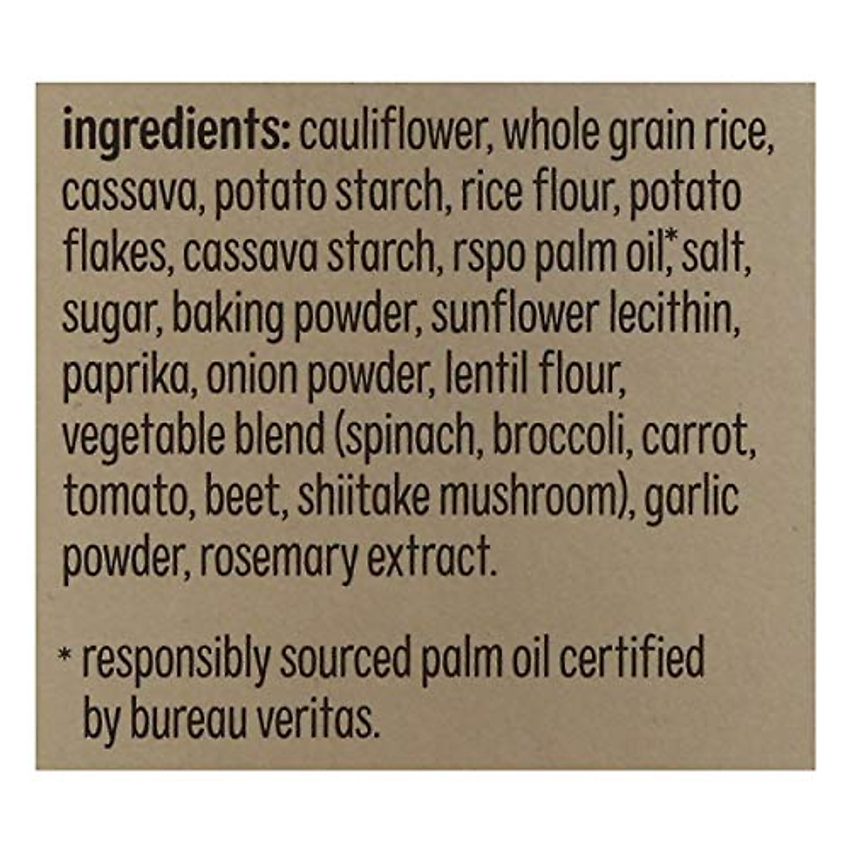From The Ground Up, Cauliflower Crackers Sea Salt, 4 Ounce
