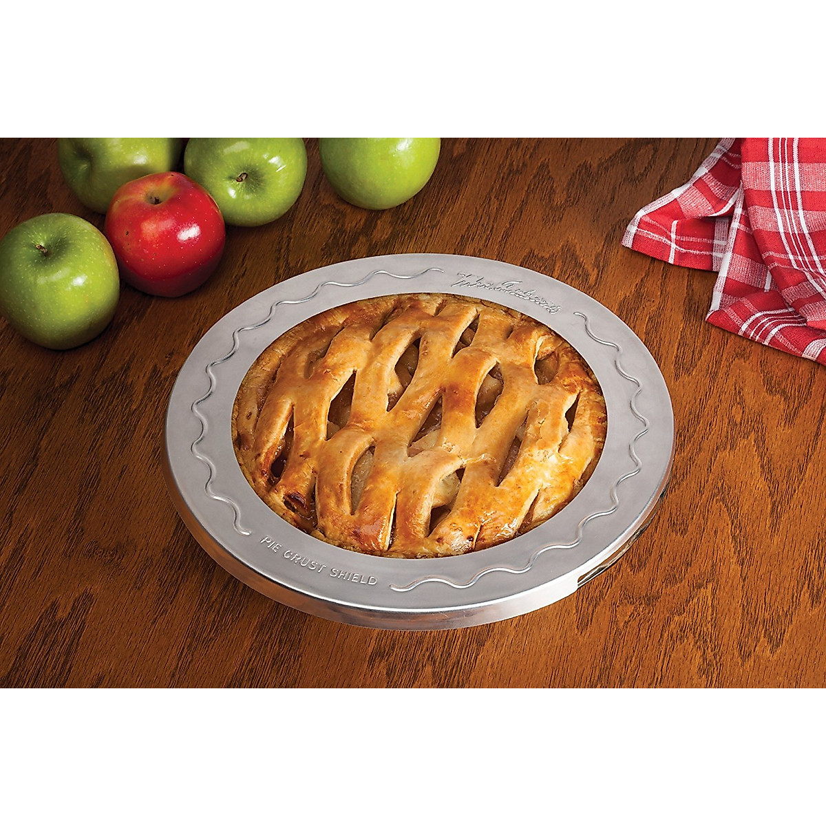Mrs. Anderson's Baking Pie Crust Protector Shield, Fits 9.5 and 10-Inch Plates, Set of 2