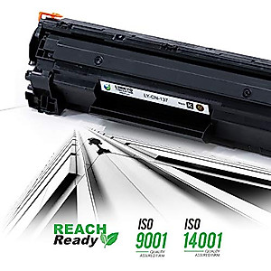 LINKYO Compatible Toner Cartridge Replacement for Canon 137 9435B001AA (Black, 2-Pack)