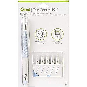 Cricut TrueControl Knife Kit - For Use As a Precision Knife, Craft knife, Carving Knife and Hobby Knife - For Art, Scrapbooking, Stencils, and DIY Projects - Comes With 5 Spare Blades - [Blue]
