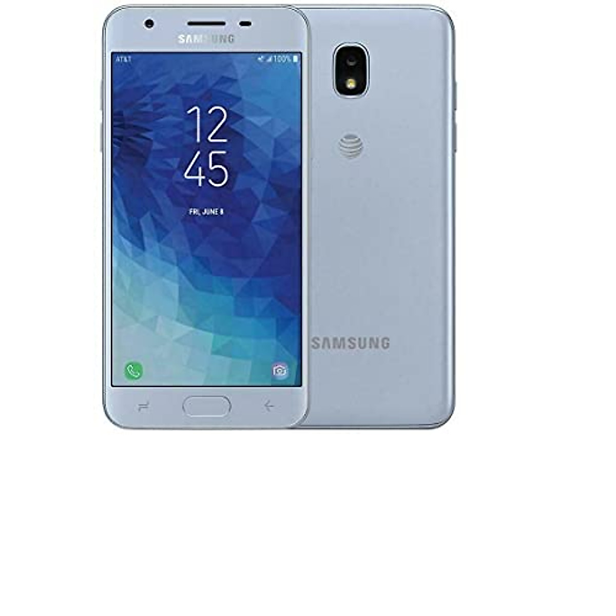 SAMSUNG Galaxy J3 2018 (16GB) J337A - 5.0" HD Display, Android 8.0, 4G LTE AT&T Unlocked GSM Smartphone (Silver)