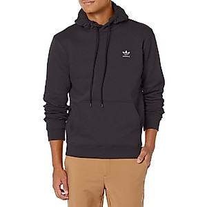 adidas Originals Men's Adicolor Essentials Trefoil Hoodie, Black, Small