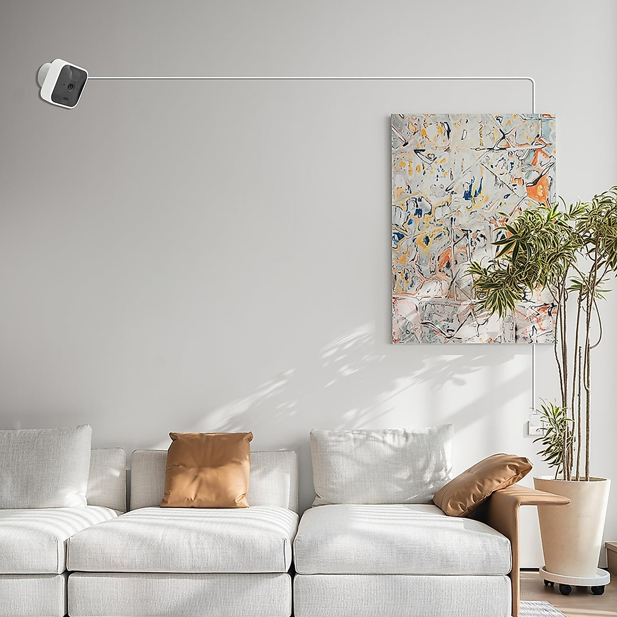 16.5 FT Power Extension Cable Charger for Wyze Cam V3, Wyze Cam Outdoor, Blink Outdoor, Yi Camera, Simplisafe, Arlo Essential, KasaCam, Weatherproof Charging Cord with Adapte for Security Camera