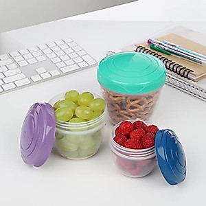 Sistema To Go Collection Snack 'N' Nest Food Storage Container, Color Received May Vary, Set of 3, 150 ml, 305 ml, 520 ml