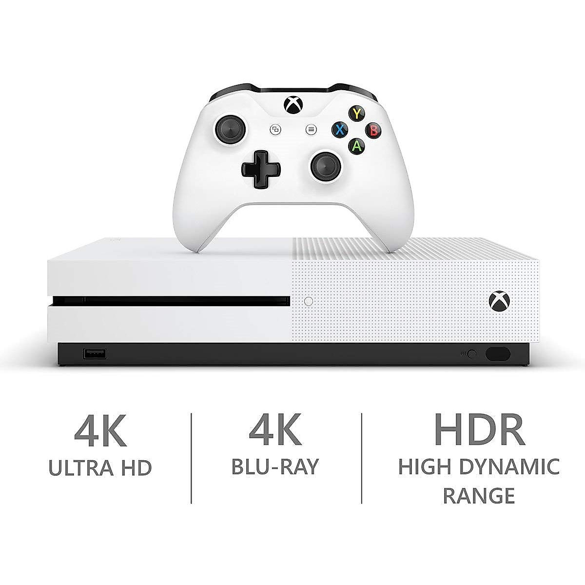 Newest Microsoft Xbox One S 2TB Hard Drive NBA 2K19 Bundle Console (4K Ultra HD Blu-ray) with Wireless Controller | Dolby Atmos Sound | Wi-Fi | USB 3.0