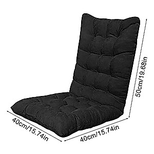 Kumprohu Rocking Chair Cushion, Chair Cushions and Pads Premium Tufted Pads Tufted Pads Non Skid Slip Backed Chair Pads for Desk Chair, Dining Chairs and Chair Black