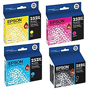 Epson T252XL120, T252XL220, T252XL320, T252XL420 High Yield Ink Cartridge Set - Epson Workforce WF-3620