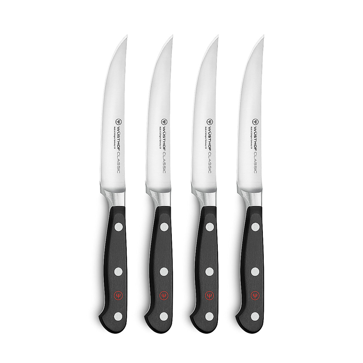 Wusthof Classic Steak Knife Set with Wood Case (4 Piece)