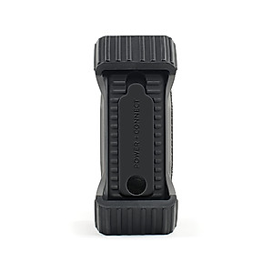 ECOXGEAR EcoEdge Plus GDI-EXEGPL410 Rugged Waterproof Floating Portable Bluetooth Wireless 20 Watt Smart Speaker with Bottle Opener and LED Party Lights (Gray)