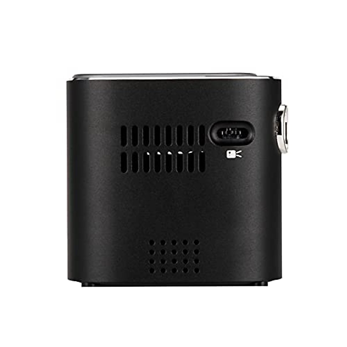 SeiyaX Mini Portable Projector - Support LED DLP Built-in Touch pad and Screen Sharing with Android OS WiFi 2.4G/5G Bluetooth HDMI, USB - Compatible with iPhone iPad, Android Phones Black