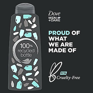 Dove Men+Care 2 in 1 Shampoo and Conditioner Youthfull Revitalize 3 Count For Fine, Thin Hair Men's Shampoo and Conditioner with Bamboo Extract + Biotin 20.4 oz