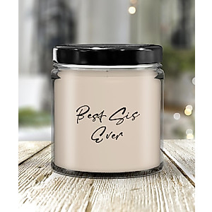 Best Sis Ever Candle Vanilla Scented Soy Wax 9oz Candle