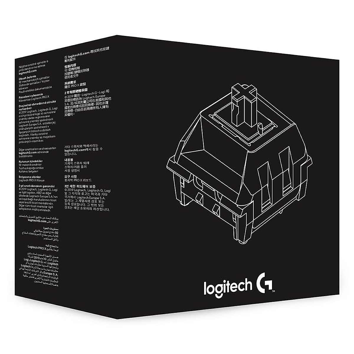 Logitech G Pro X Mechanical Gaming Keyboard Switch Kit (GX Blue CLICKY)