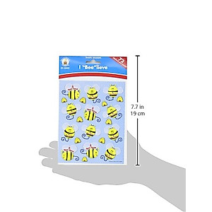 Carson Dellosa I "Bee"Lieve Shape Stickers (168081)