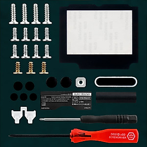 OSTENT Full Housing Shell Case Cover Replacement for Nintendo GBA SP Gameboy Advance SP - Color Black