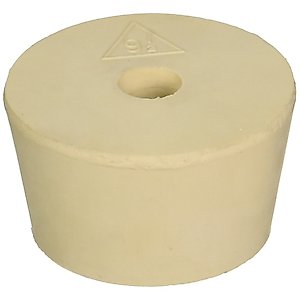 Rubber Stopper- Size 9.5- Drilled