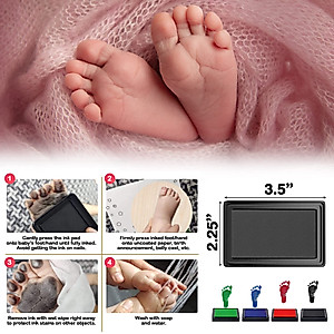 Mayyi Newborn Birth Announcement Sign,Personalized Newborn Handprint and Footprint Sign,Custom Engraved Wooden Baby Name Sign,Newborn Photo Props, Hello World Newborn Announcement for Hospital