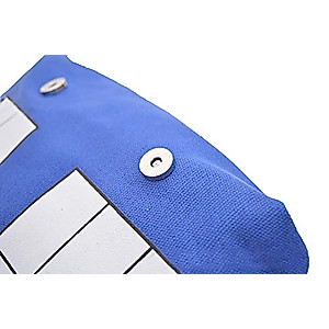 HAMIQI Doctor Who Cosplay Police Box Blue Shoulder Bag Clamshell Messenger Bag Student Cross Body Backpack Fashion Sling Bag