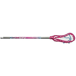 STX Lacrosse Fortress 100 Complete Stick with Crux Mesh Pocket Punch