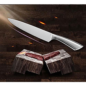 Akatomo 8-inch kitchen knife sharp and wear-resistant integrated chef's knife meat cleaver fruit knife multi-function cooking knife utility knife (chef knife)