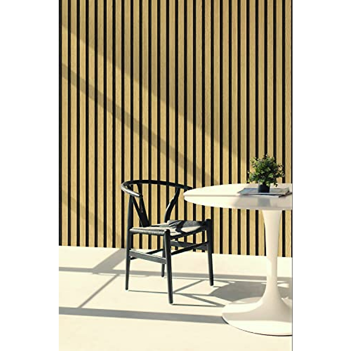 myforHD Self-Adhesive Wood Grating Wallpaper Wood Stripe Grain Natural Wooden Slats Wallpaper Peel and Stick Contact Paper PVC Vinyl Film Removable Waterproof