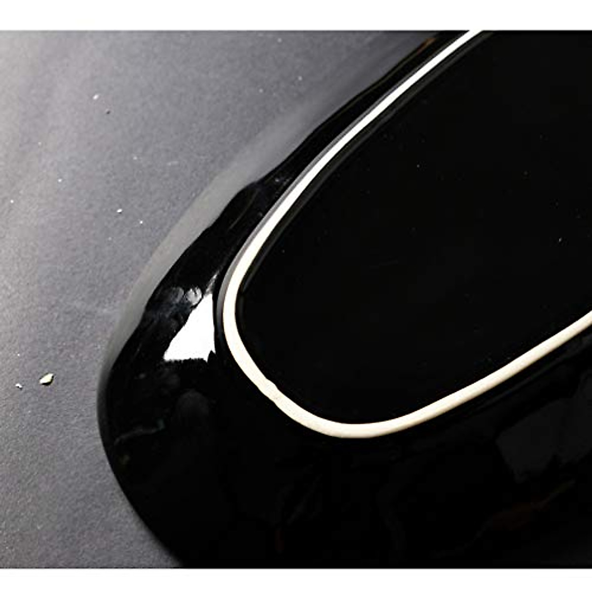 Cabilock Serving Platter Dishes Oval Dinner Plates Ceramic Serving Ware Party Trays Food Oven Safe for Turkey Meat Fish Appetizers Sushi Dessert Blue S