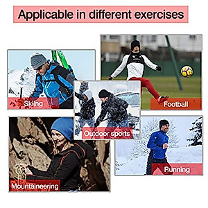 LHSCVUFASC Halloween Winter Ghost Hats for Men Women Boo Hat Soft Warm Unisex Skull Cap Knit Beanie Black