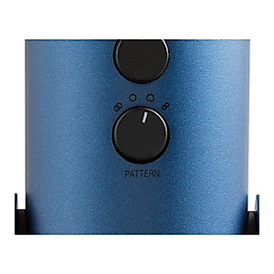 Blue Microphones Yeti USB Microphone (Midnight Blue) Bundle with Headphones and Desktop Boom Arm (4 Items)